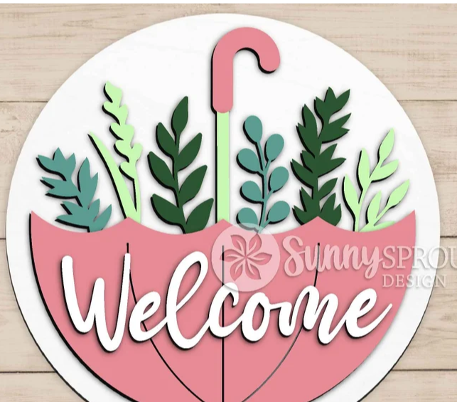 Welcome Umbrella S0530 – The Shabby Shic Farmhouse