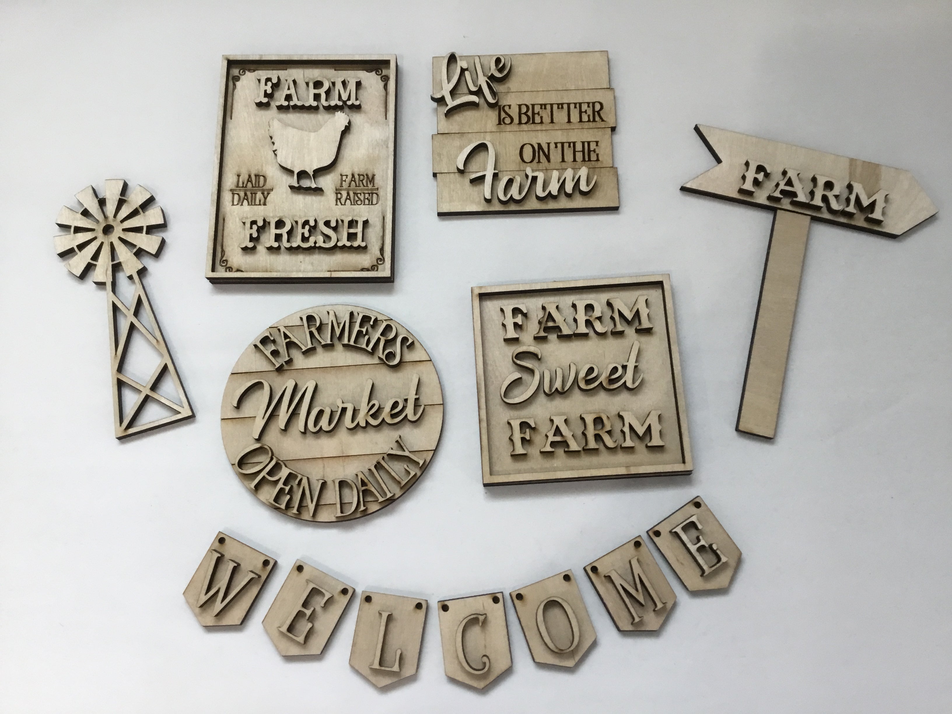 Farmers Market Sitters S0275 – The Shabby Shic Farmhouse
