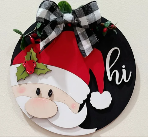 18" Santa hi Round S0454 – The Shabby Shic Farmhouse